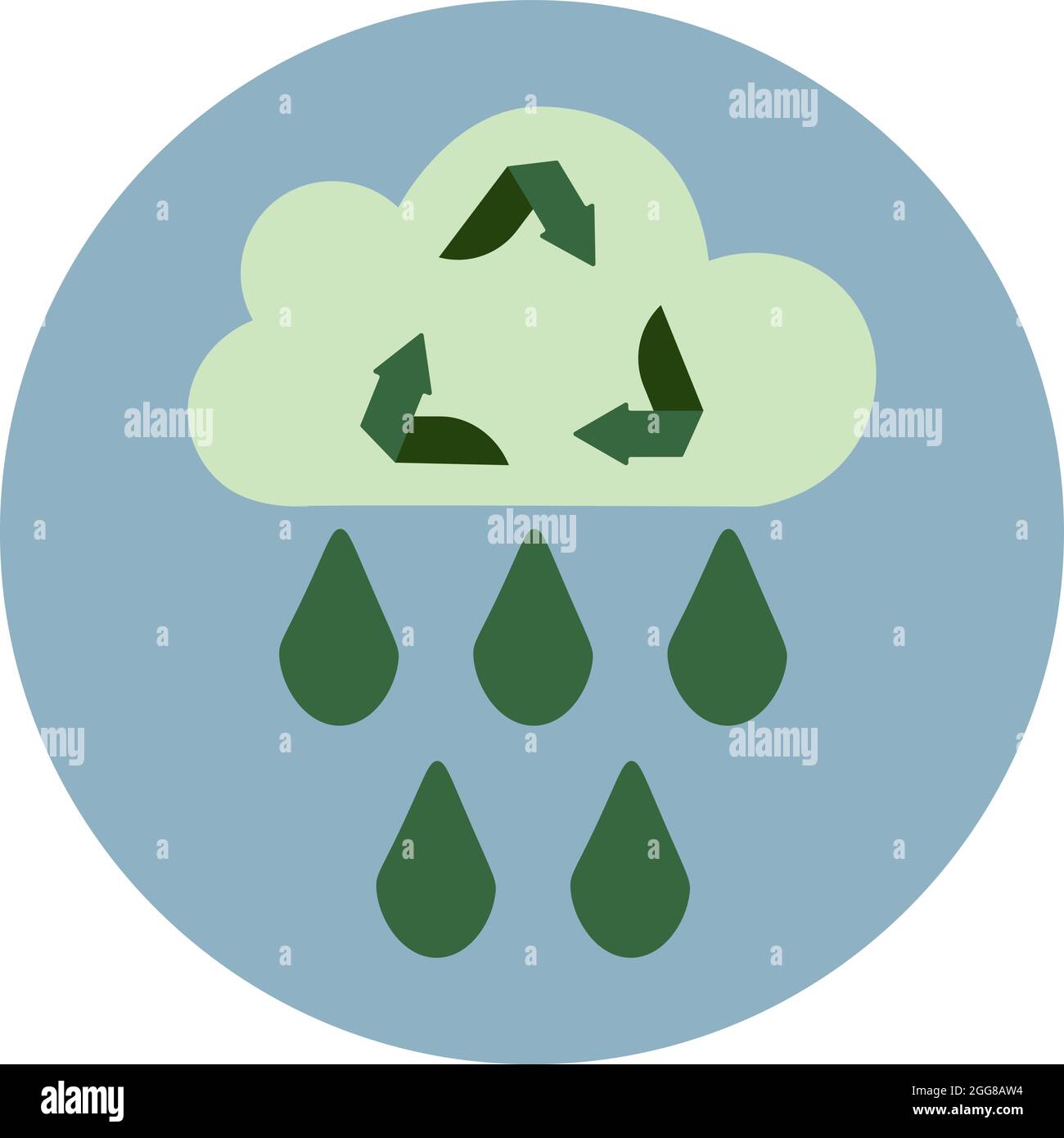 Rainy season green Stock Vector Images - Alamy