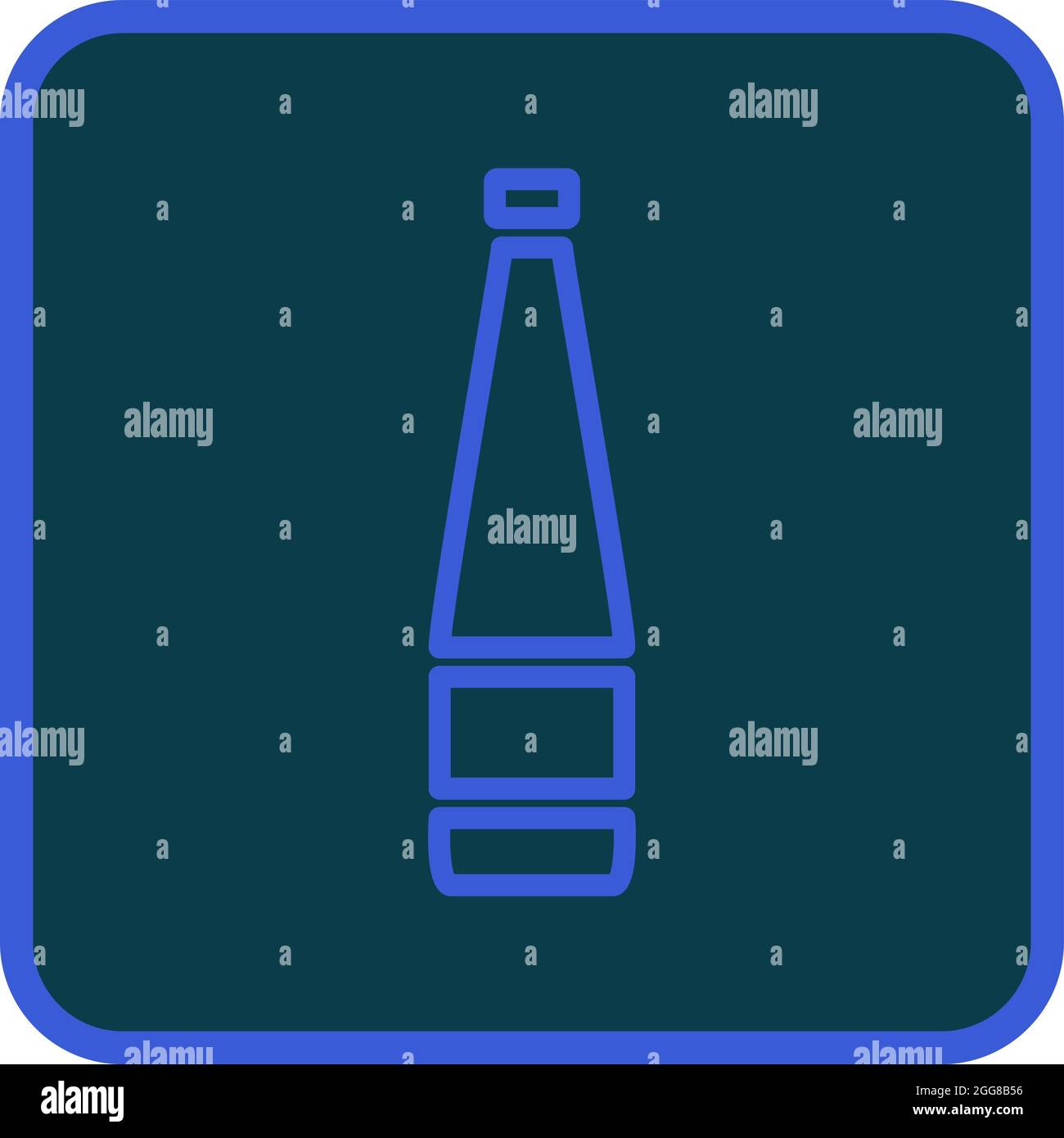 Bottle of fizzy drink, illustration, vector on a white background Stock ...
