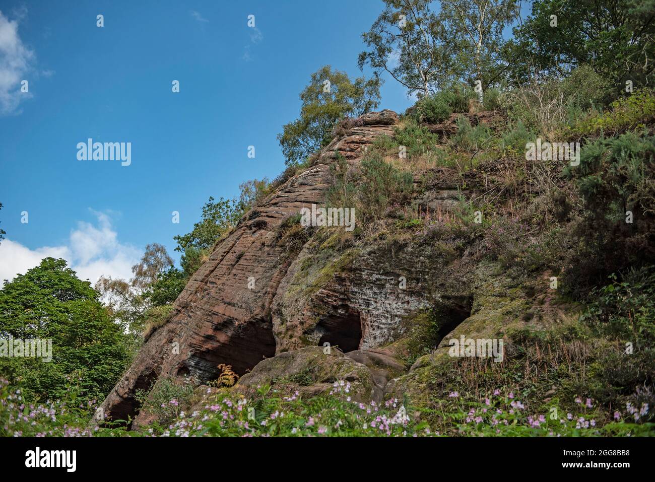 Nanny's Rock, Kinver Edge and The Rock Houses, Rock Houses Trail, Near ...