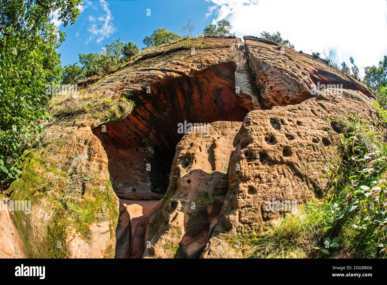 Nanny's Rock, Kinver Edge and The Rock Houses, Rock Houses Trail, Near ...