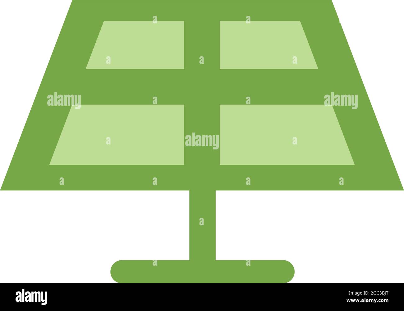 Solar battery, illustration, vector on a white background Stock Vector ...