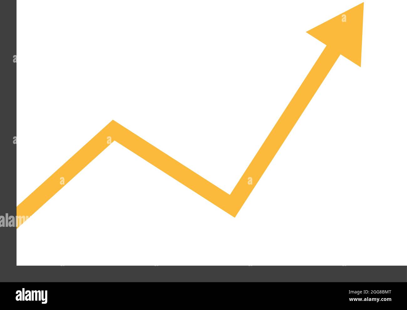 Finance graph, illustration, vector on a white background Stock Vector ...