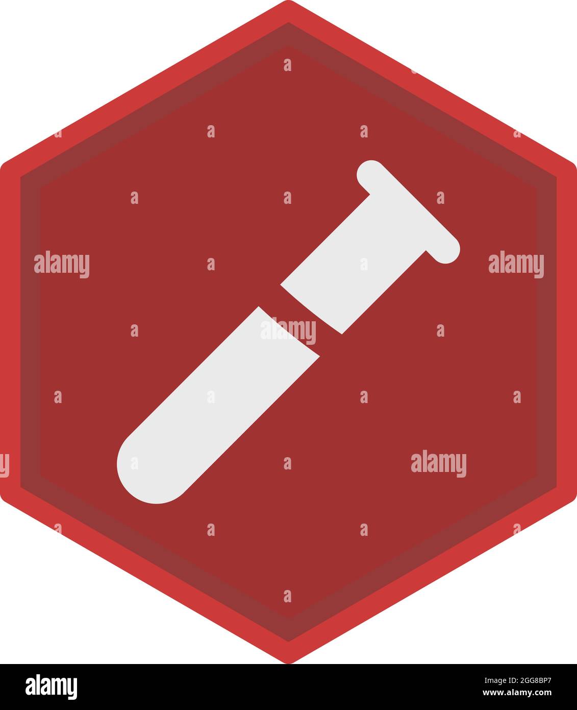 White epruvete, illustration, vector on a white background Stock Vector ...