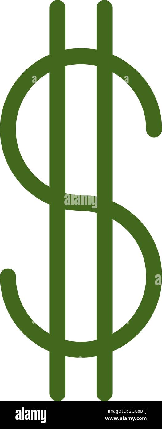 White circle dollar sign hi-res stock photography and images - Alamy