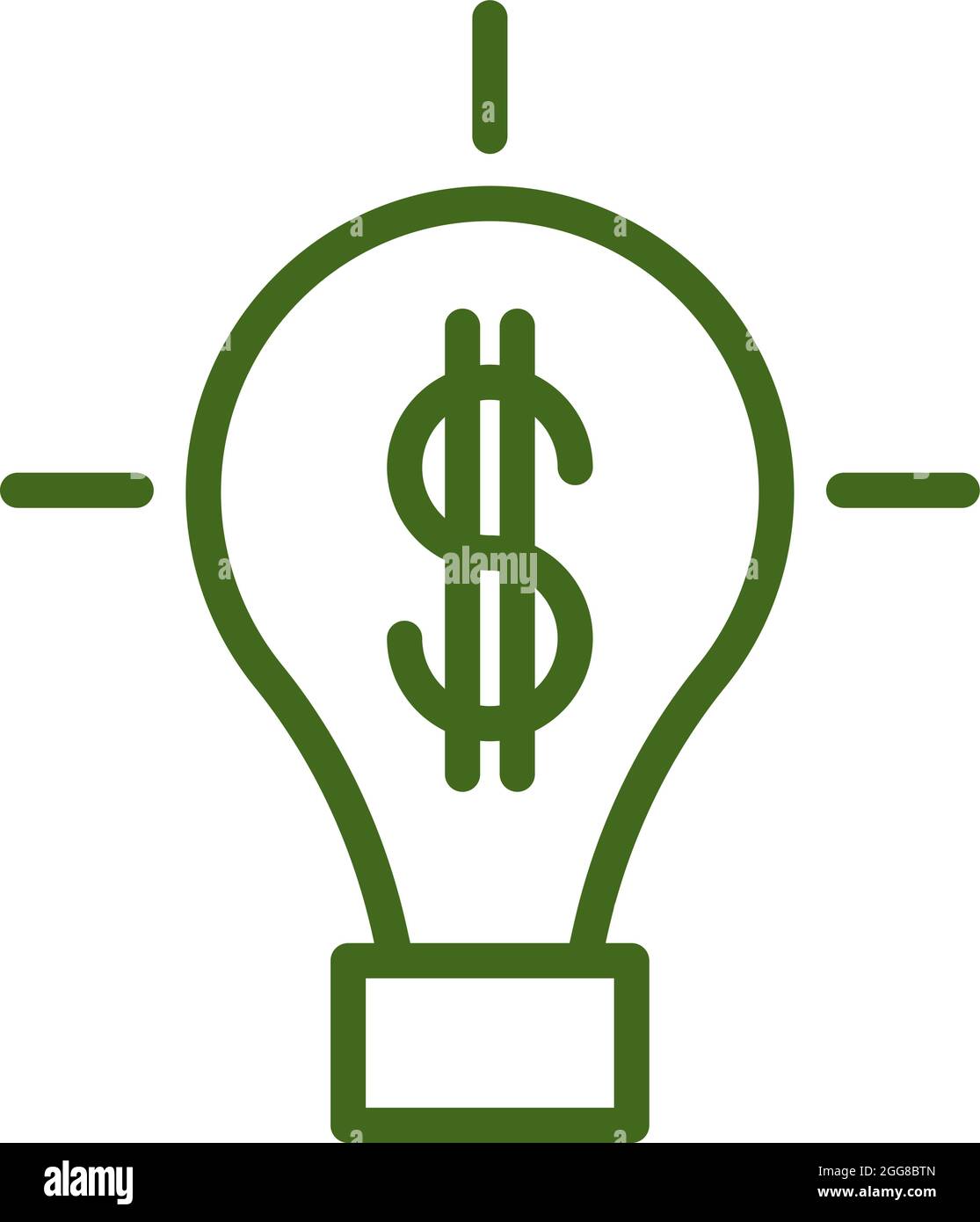 Business idea bulb background Stock Vector Images - Alamy