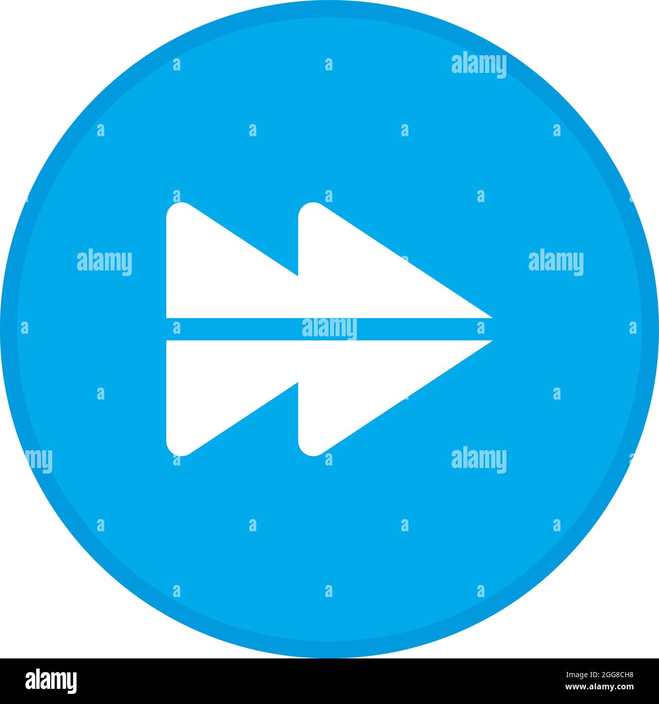 Rewing forward, illustration, vector on a white background Stock Vector ...