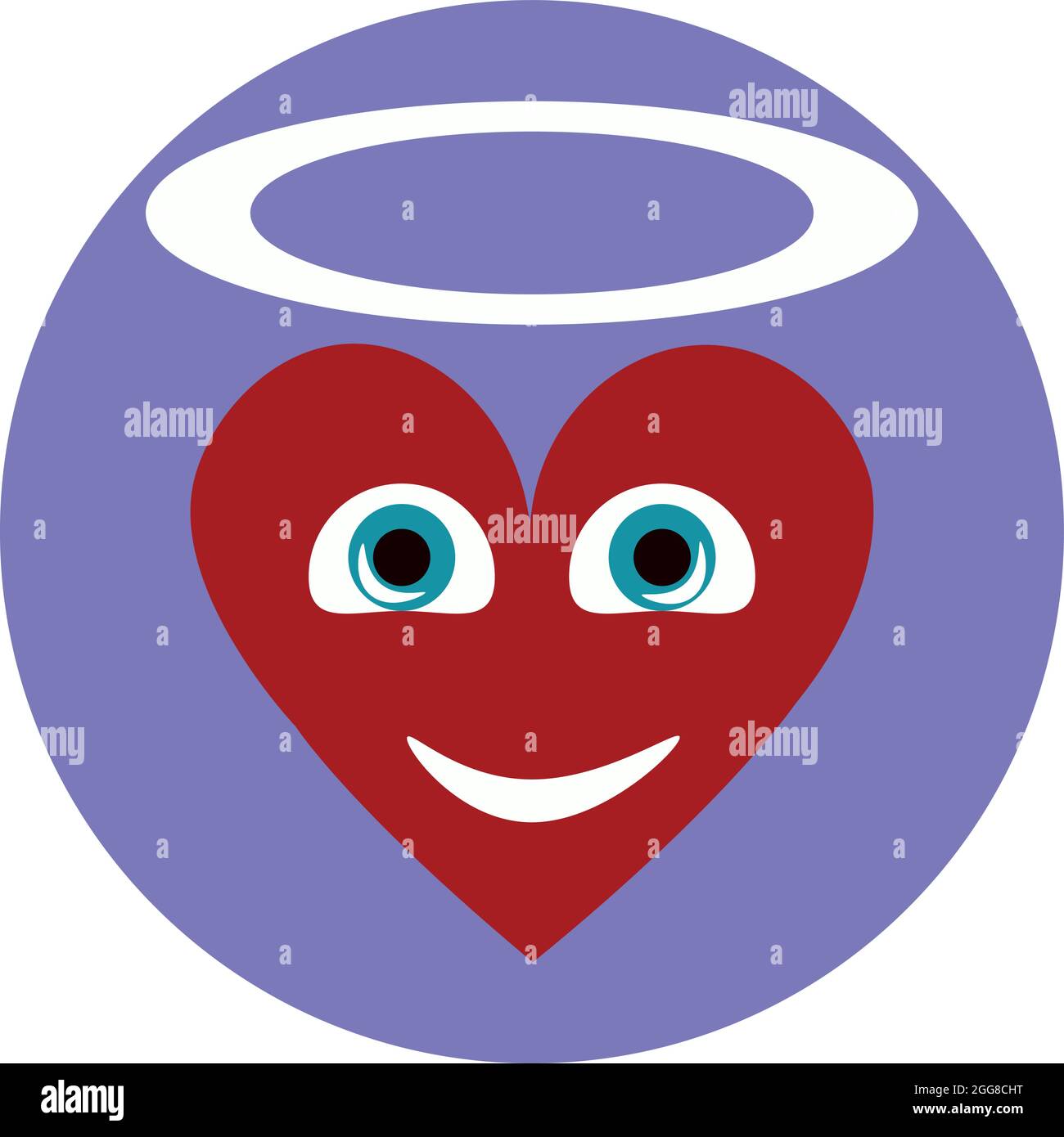 Angel heart icon hi-res stock photography and images - Alamy