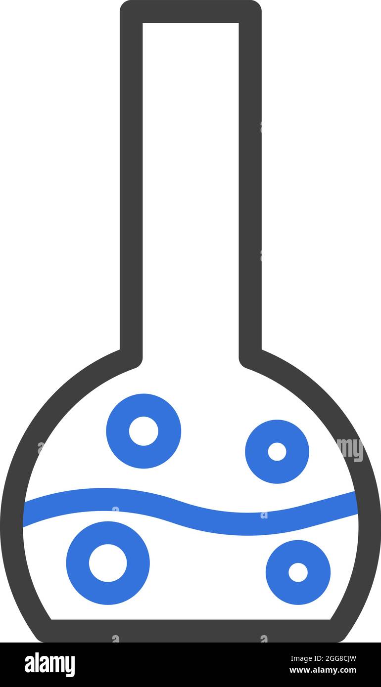 Science supplies, illustration, vector on a white background Stock ...