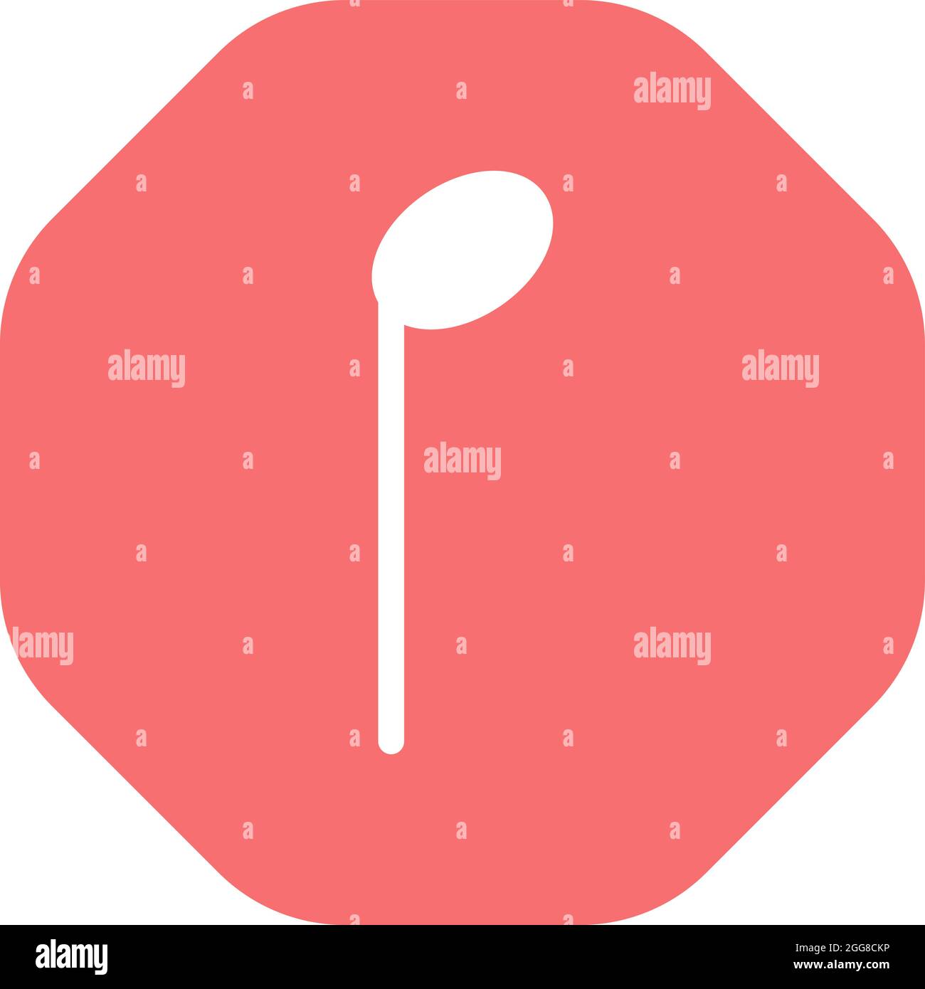 Basic music note, illustration, vector on a white background Stock ...