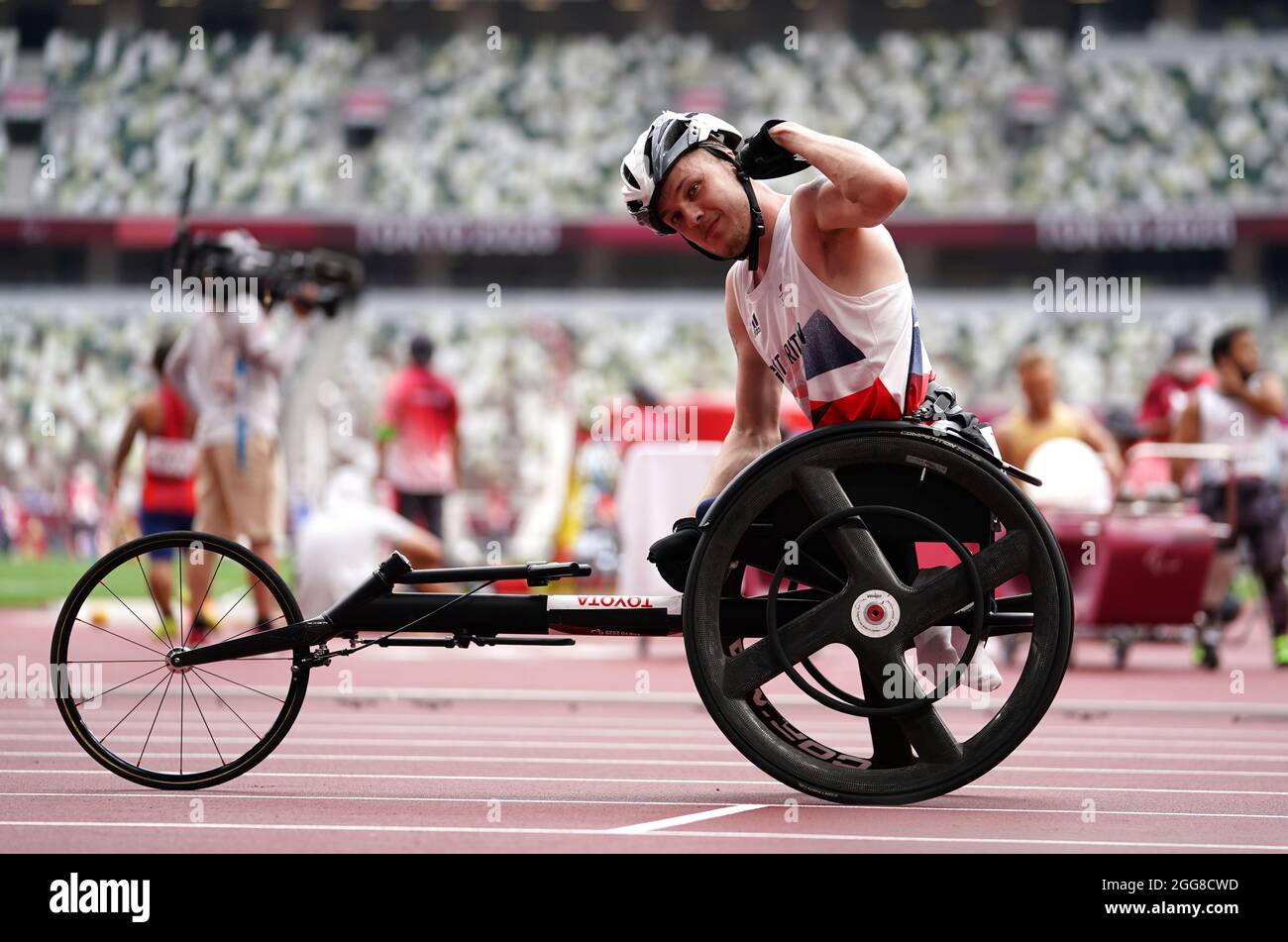 Great Britain's James Freeman after competing in the Men's 100 metres ...
