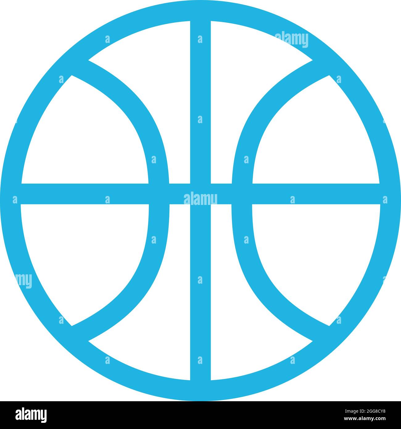 Basketball basket icon blue hi-res stock photography and images - Alamy