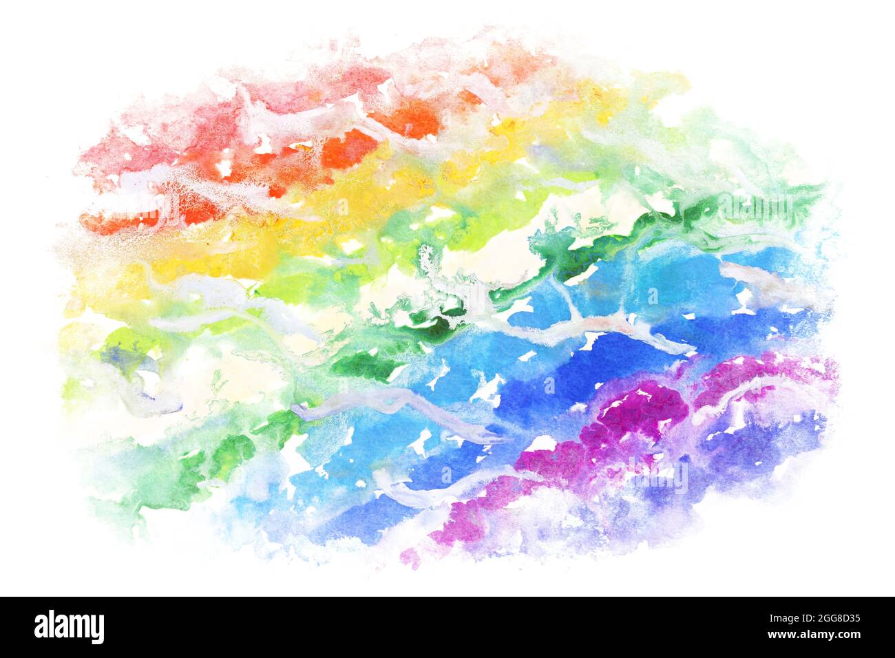 Paint Texture Rainbow