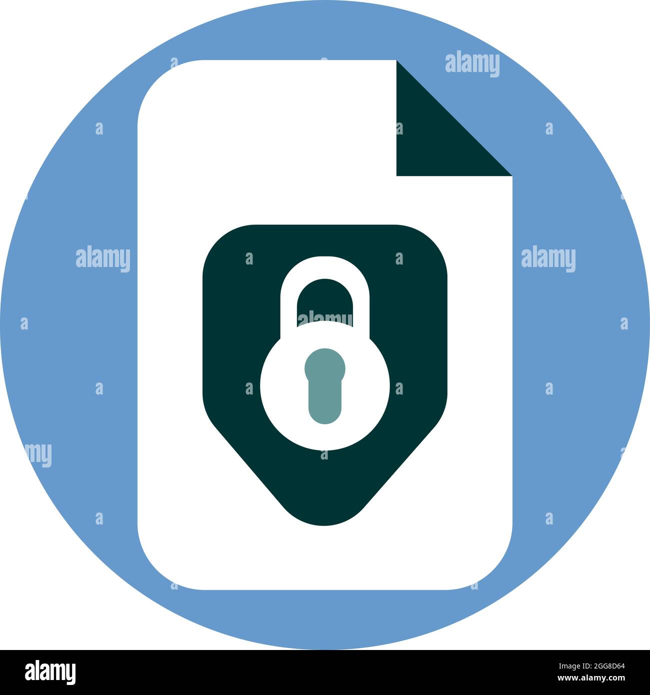File protection icon on Cut Out Stock Images & Pictures - Alamy