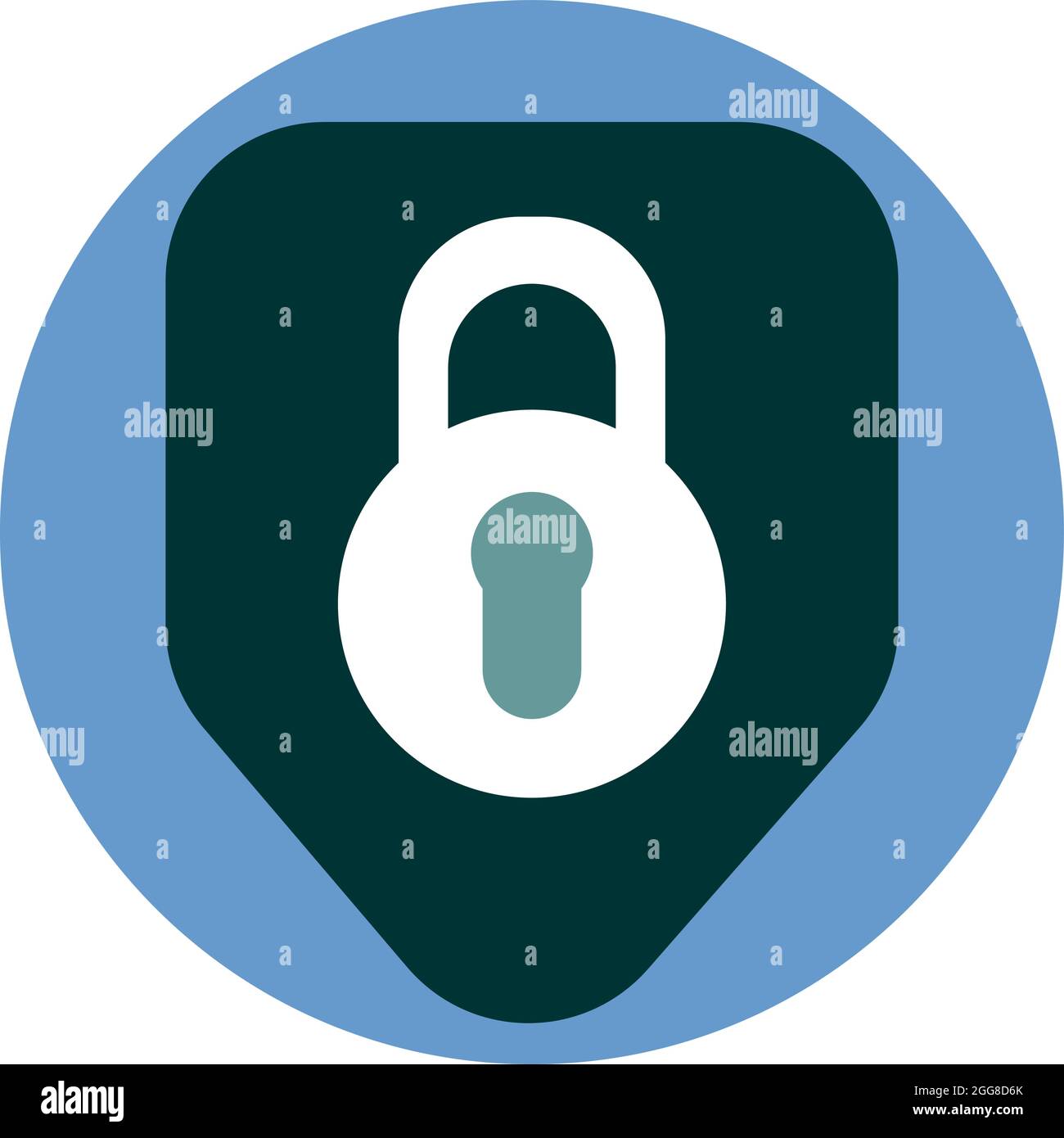 Lock on white Stock Vector Images - Alamy