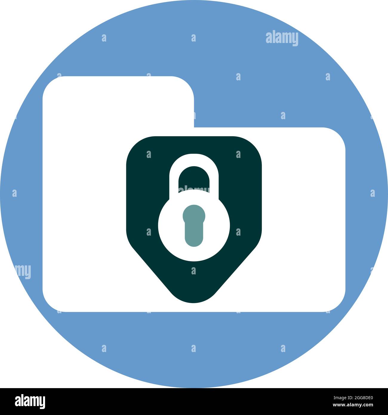 Protect folder icon on Stock Vector Images - Alamy