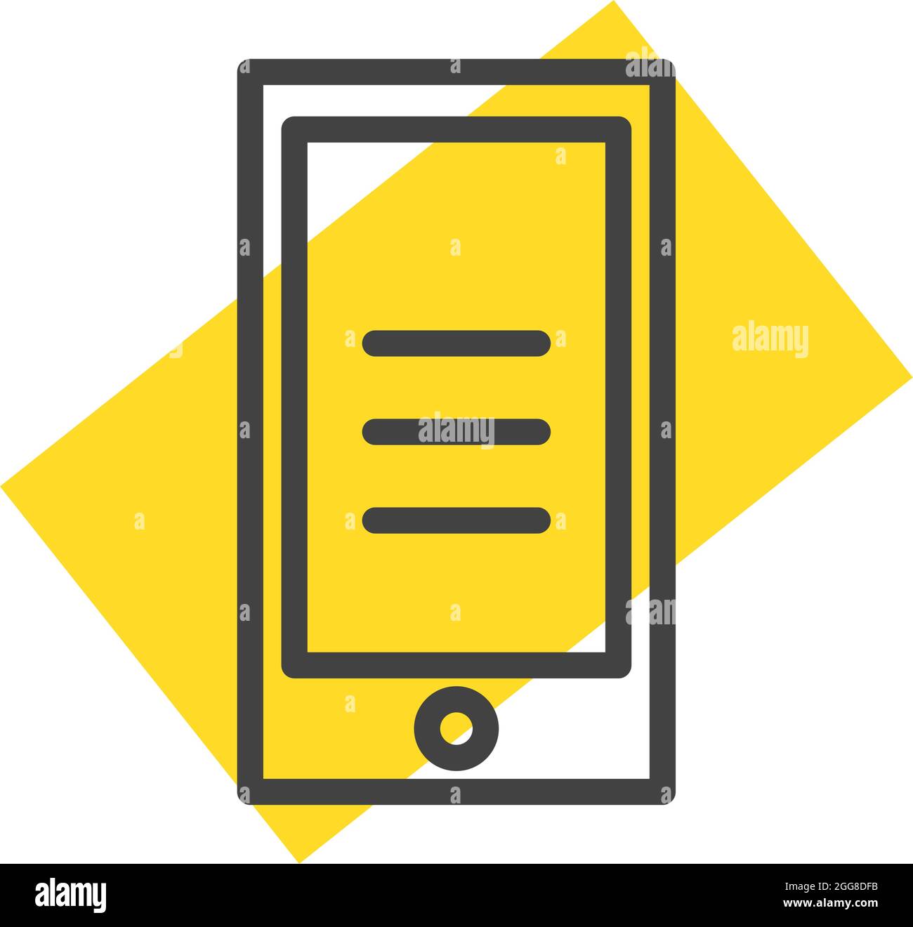 Business phone icon Stock Vector Images - Alamy