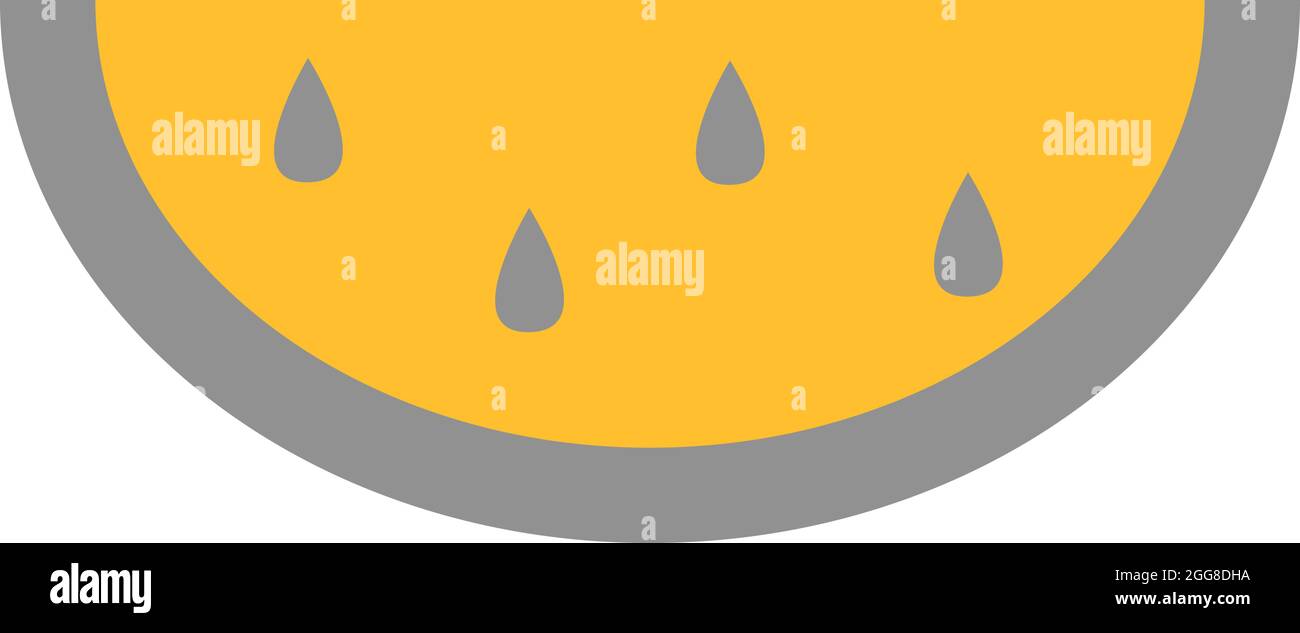 Sliced yellow watermelon on Stock Vector Images - Alamy