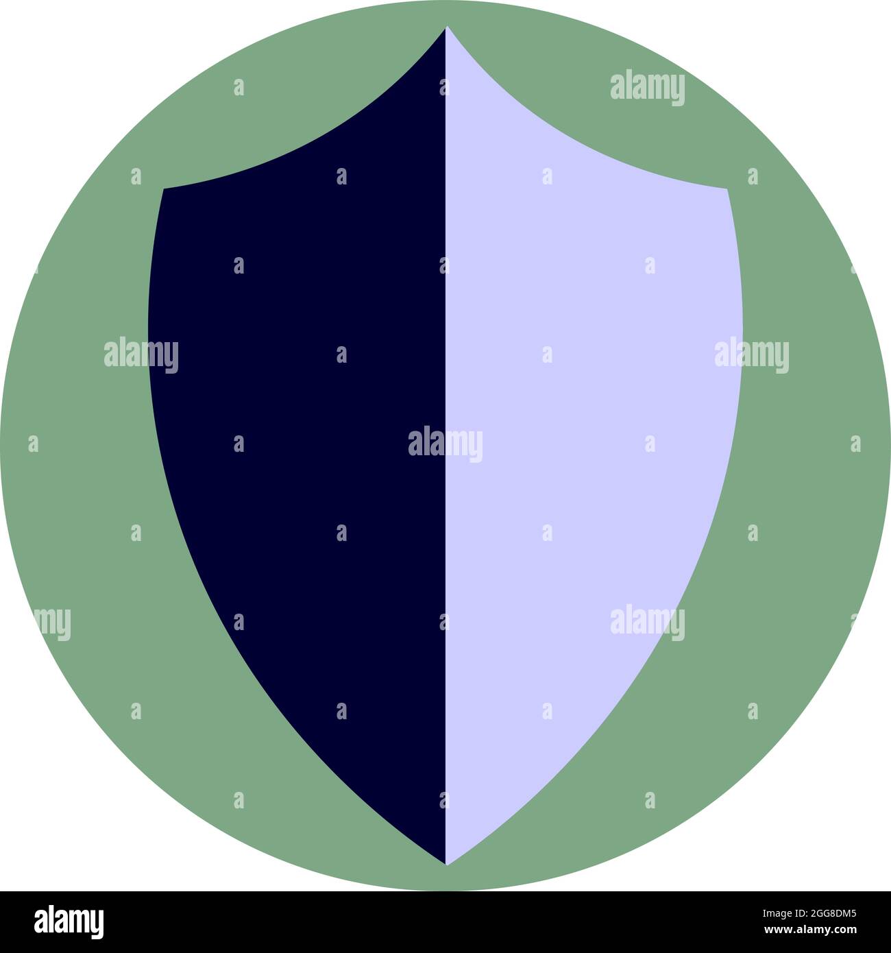 Security shield, illustration, vector on a white background Stock ...