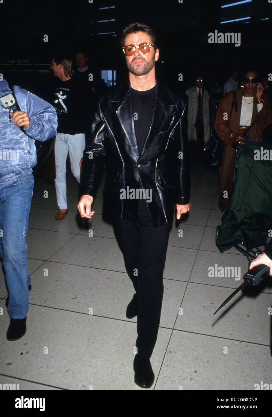 George Michael at Los Angeles International Airport - March 4, 1993 ...
