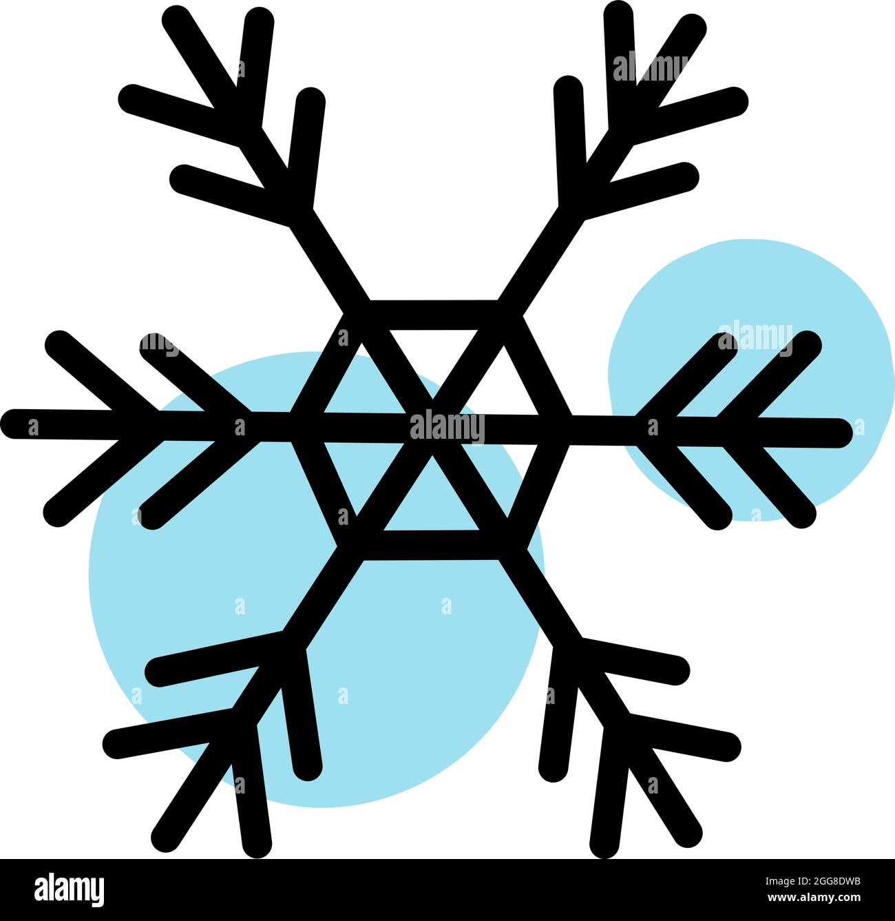 Pretty winter background Stock Vector Images - Alamy