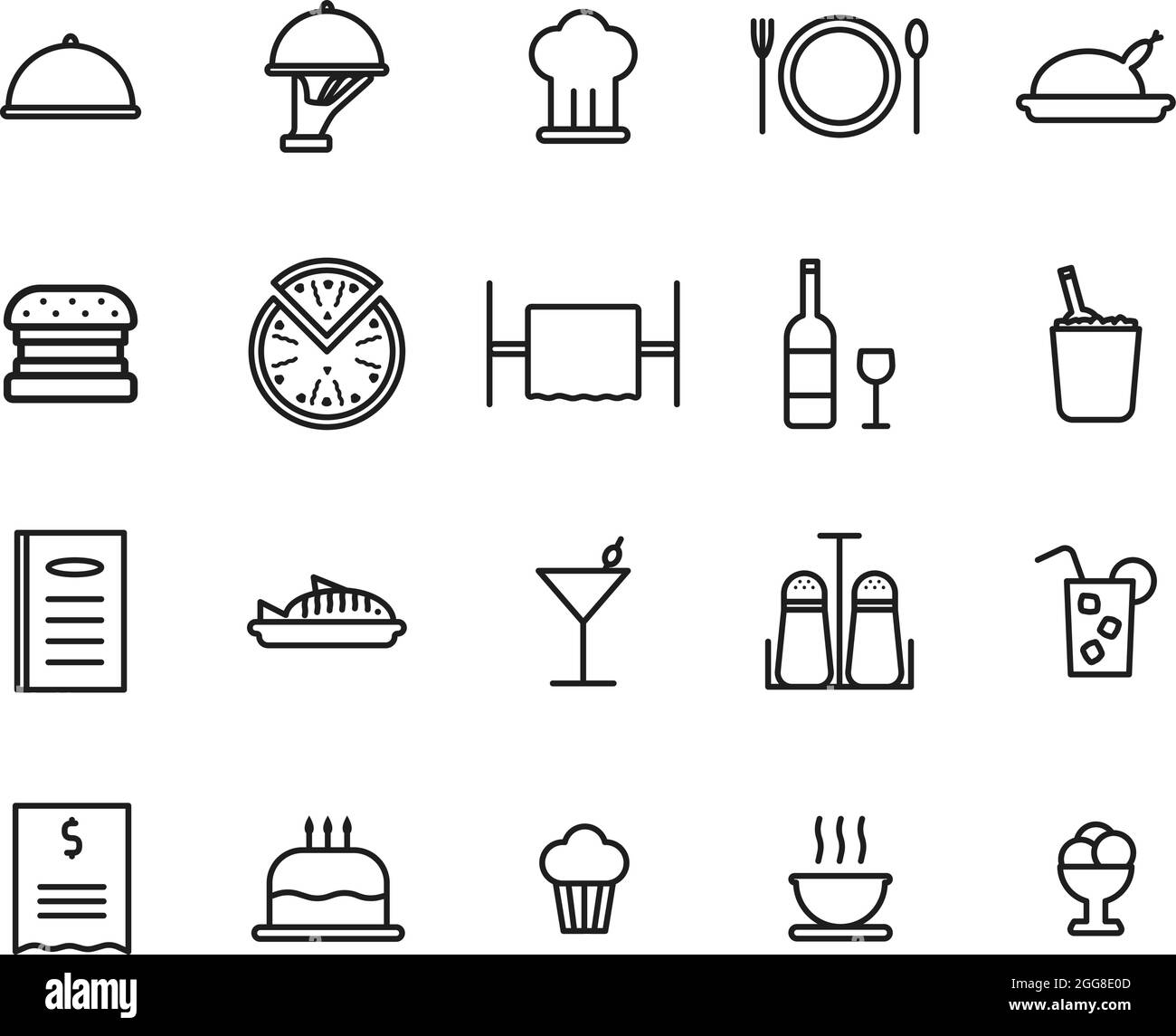 Dinner at restaurant, illustration, vector on a white background Stock ...