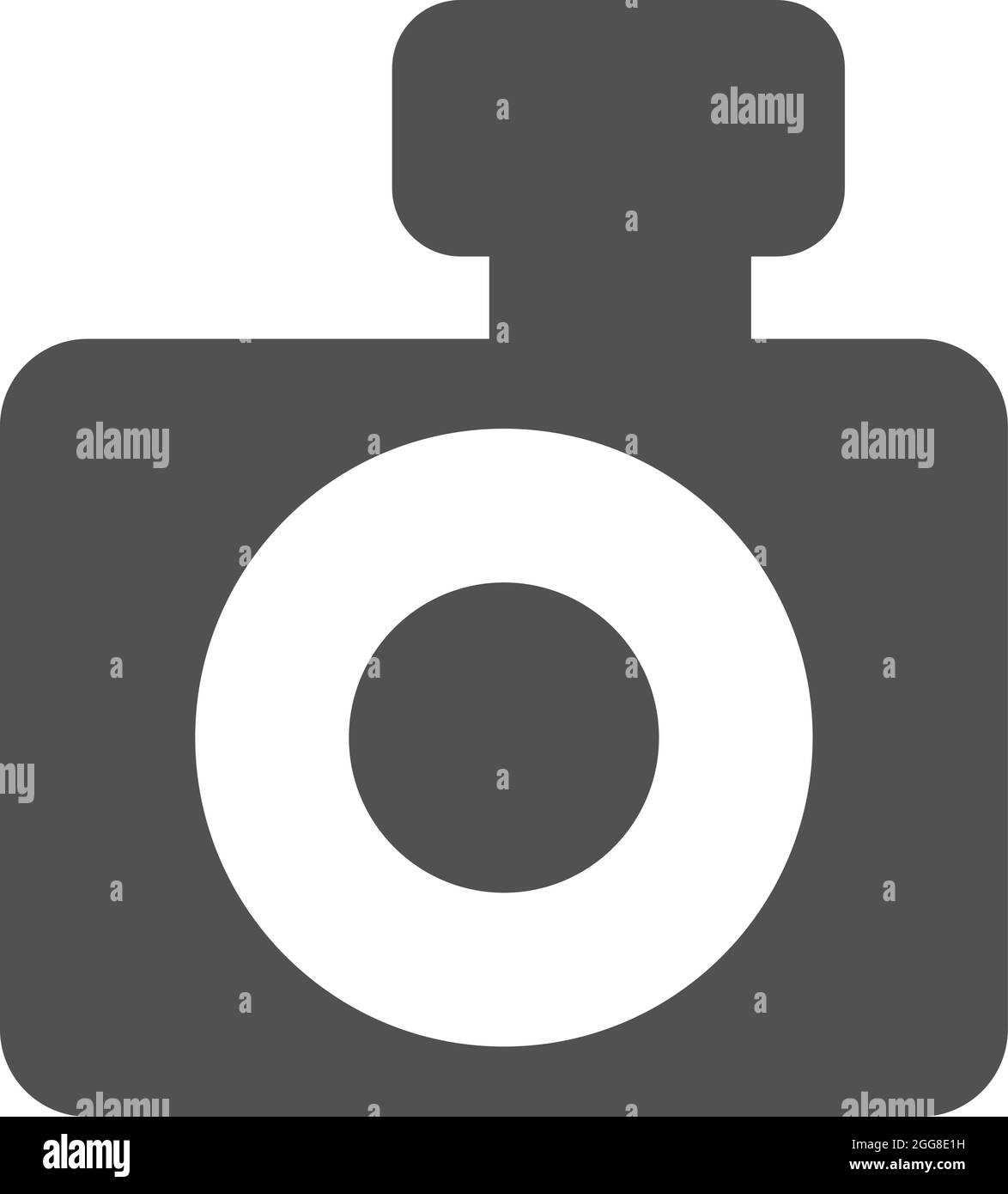 Press camera, illustration, vector on a white background Stock Vector ...