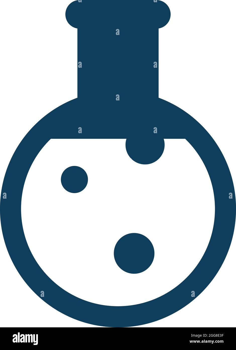 Blue chemical bottle Stock Vector Images - Alamy