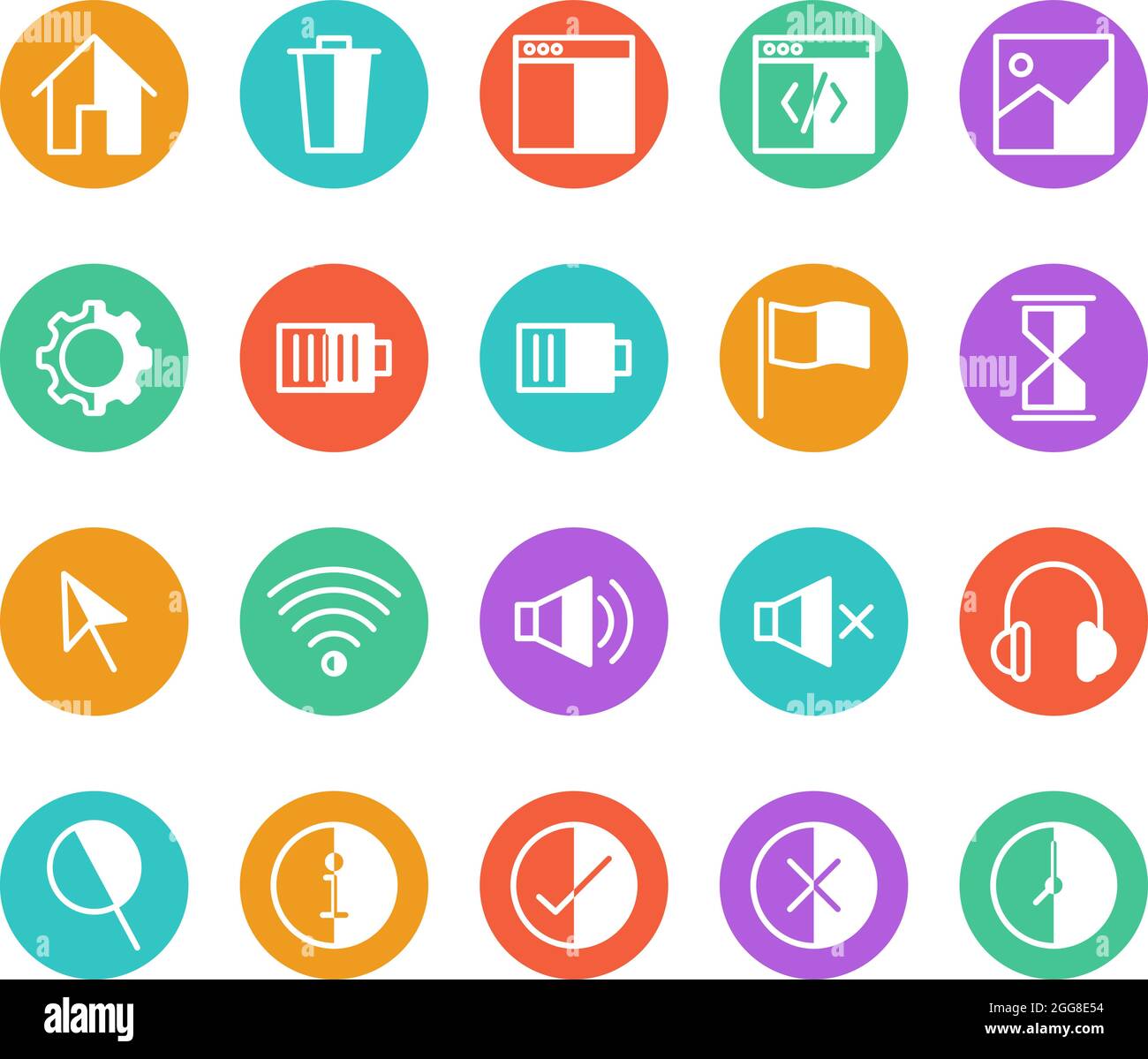 Digital notifications Stock Vector Images - Alamy