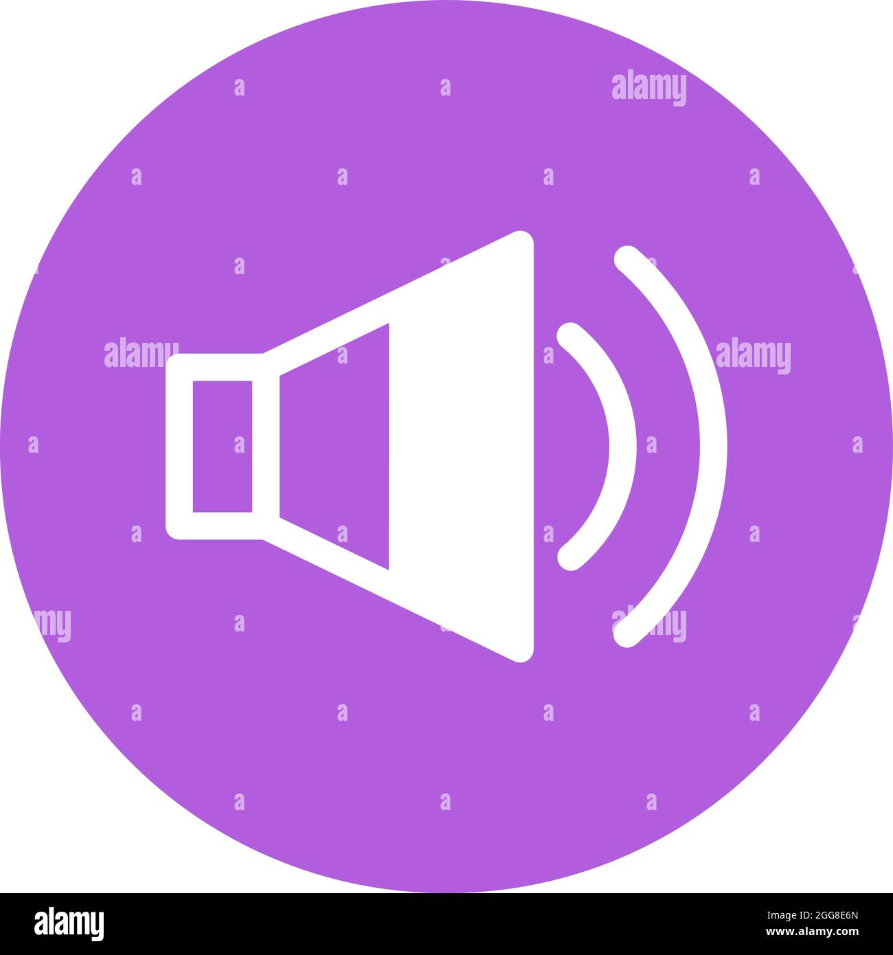 Volume up, illustration, vector on a white background Stock Vector ...