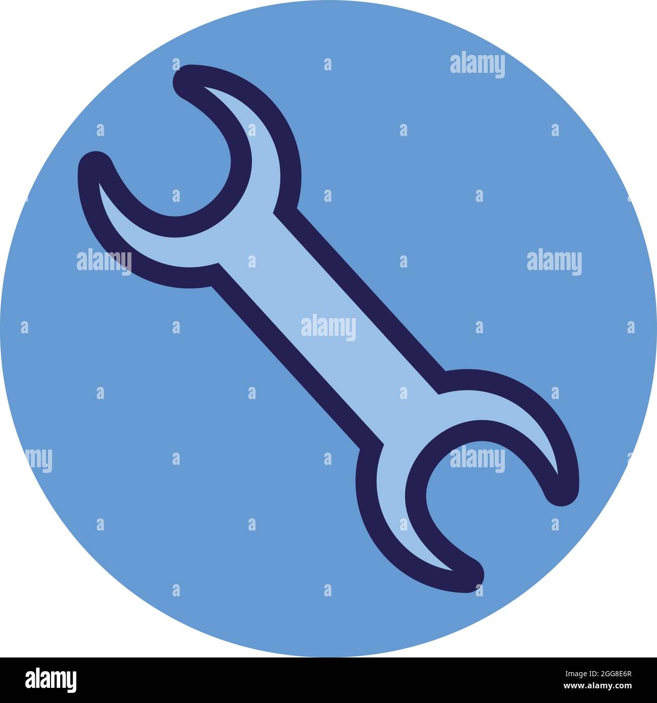 Computer tool, illustration, vector on a white background Stock Vector ...