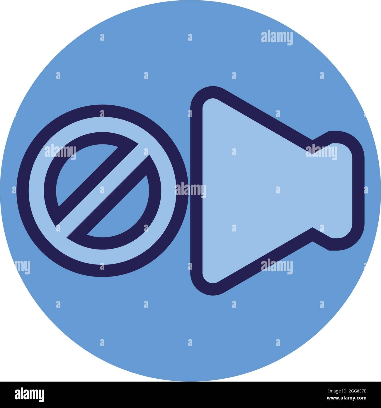 Muted icon hi-res stock photography and images - Alamy