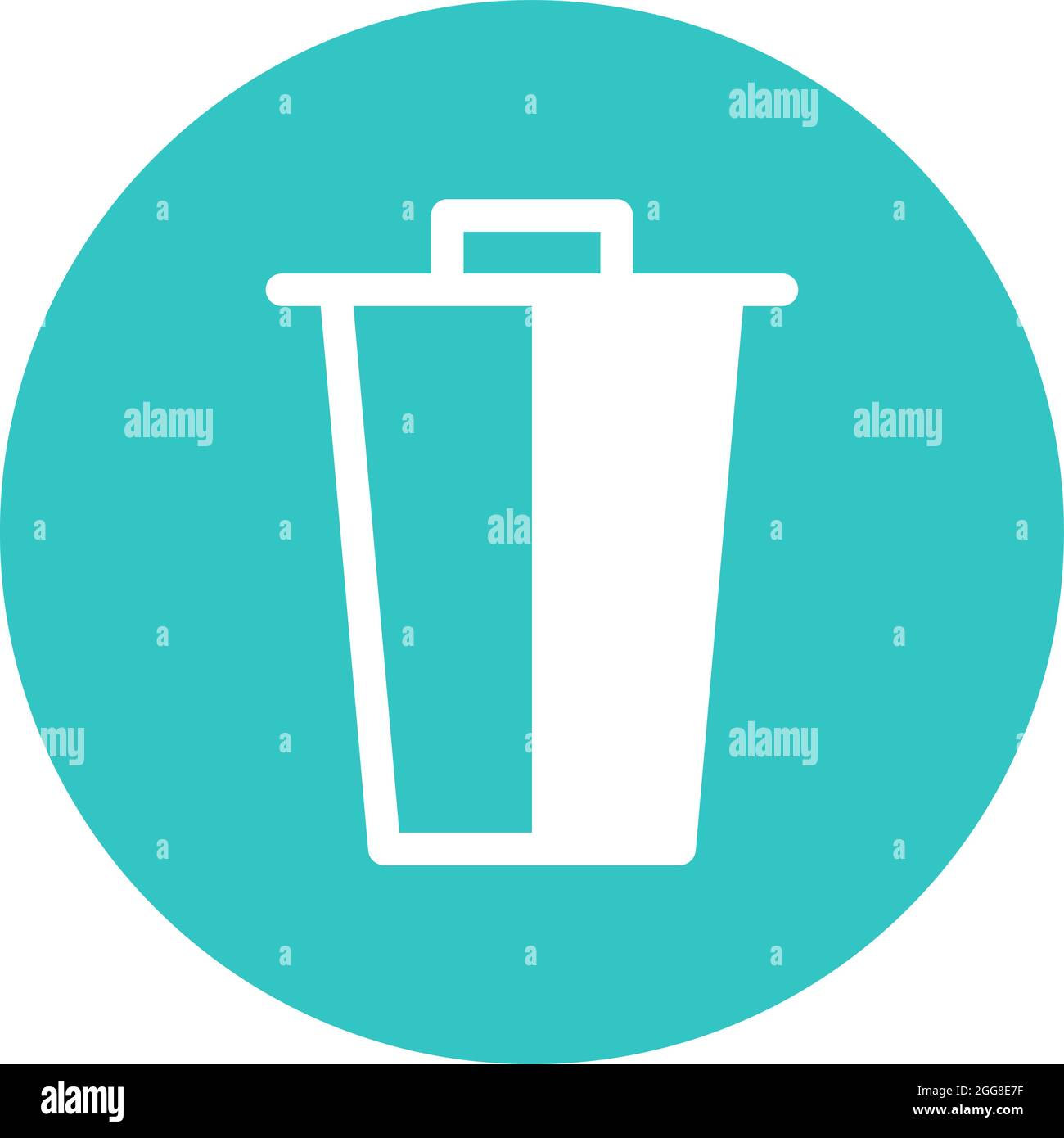 Web trash, illustration, vector on a white background Stock Vector ...