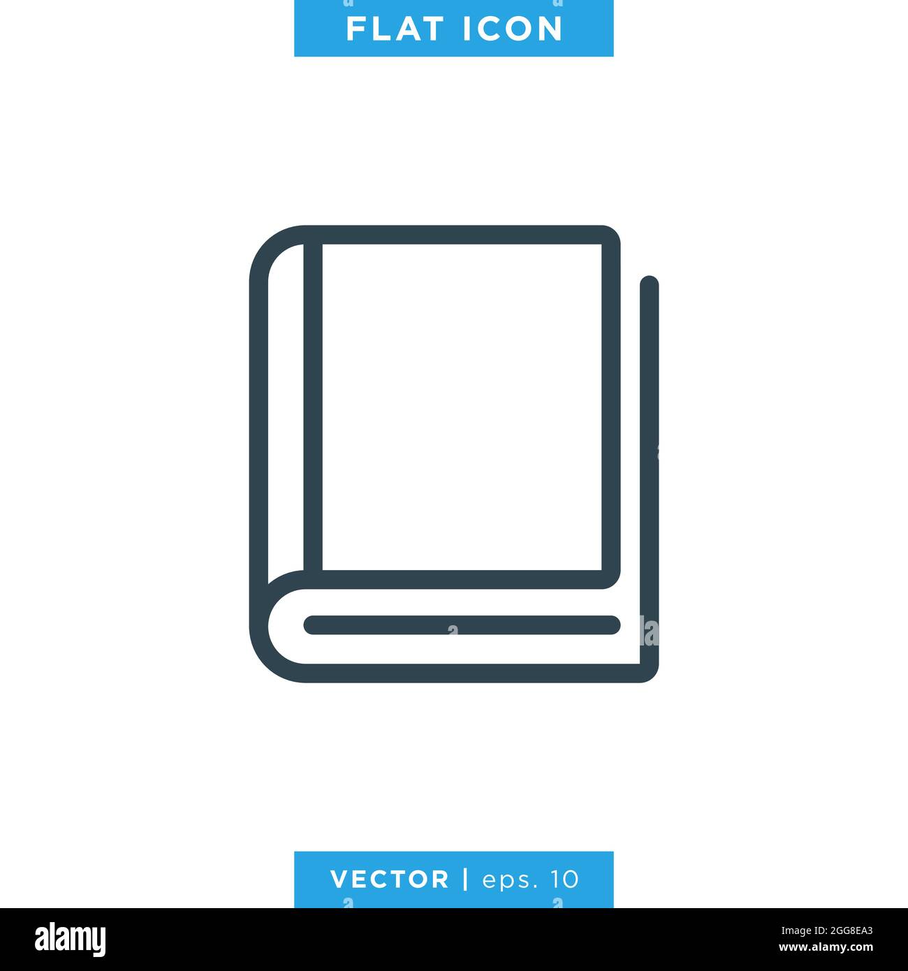 Book icon vector stock illustration design template. Vector eps 10 ...