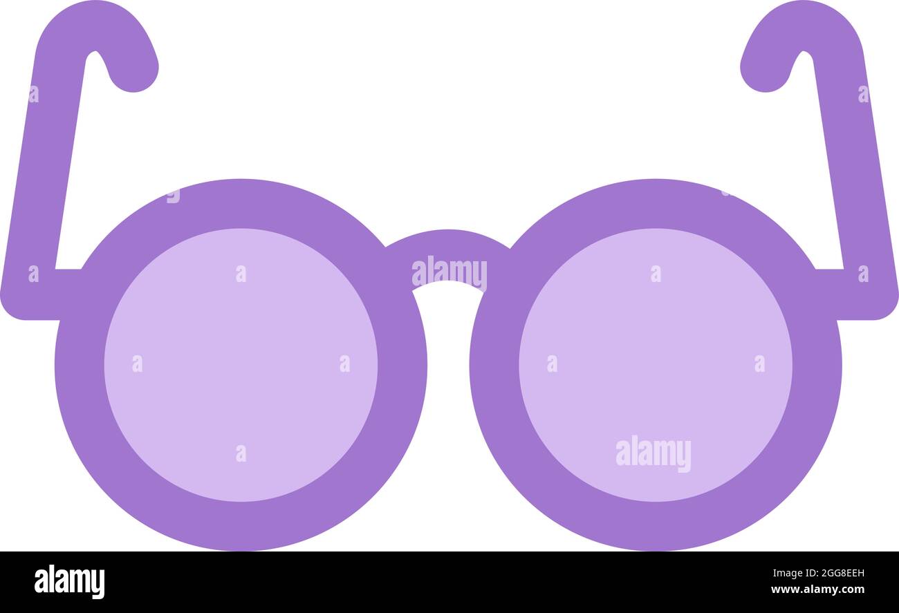 Purple glasses Stock Vector Images - Alamy