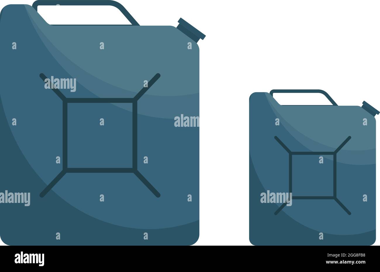 Fuel Can, illustration, vector on a white background Stock Vector Image ...