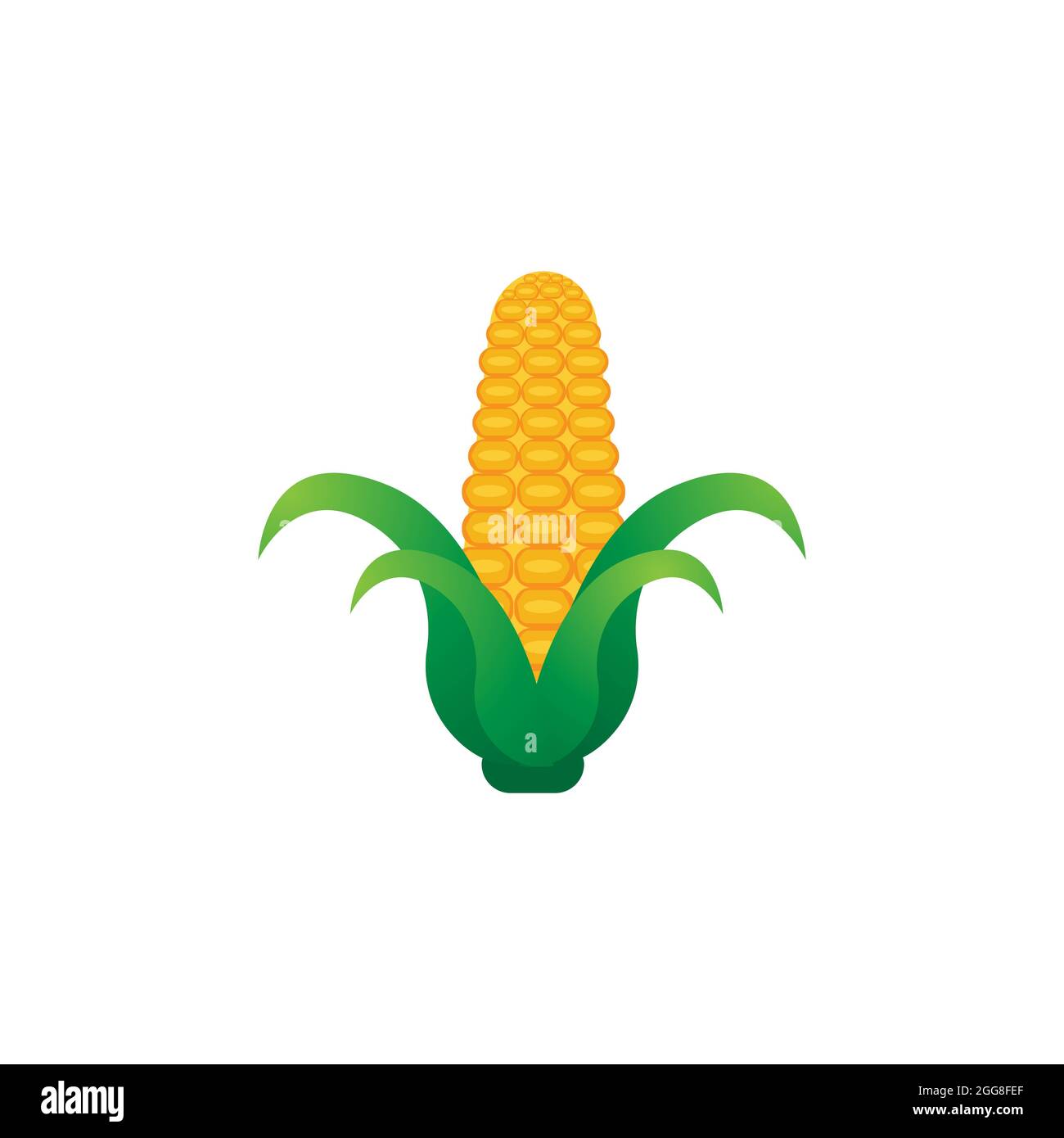 Agriculture corn vector icon design template Stock Photo - Alamy