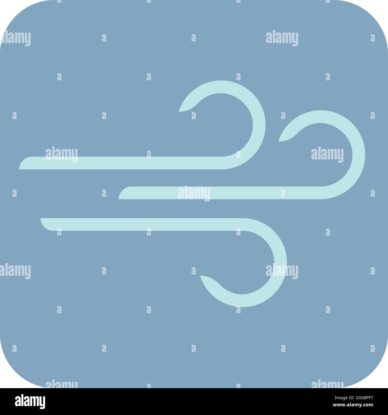Strong wind, illustration, vector on a white background Stock Vector ...