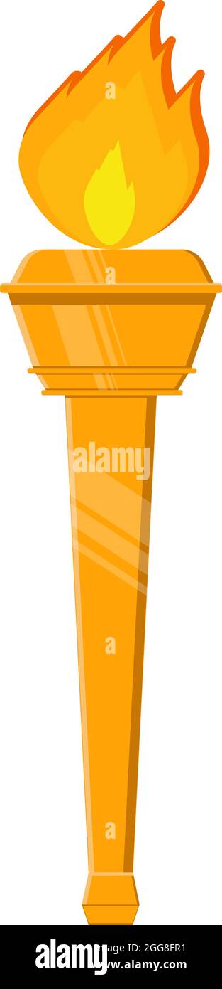 Cartoon burning torch hi-res stock photography and images - Alamy