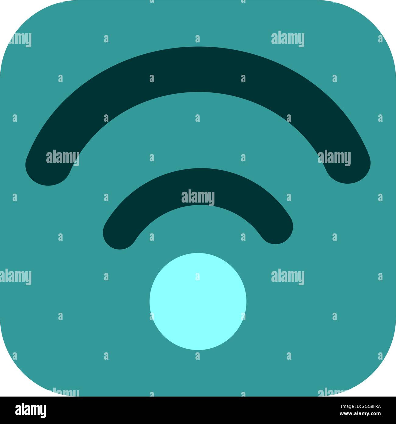 Wifi connected, illustration, vector on a white background Stock Vector ...