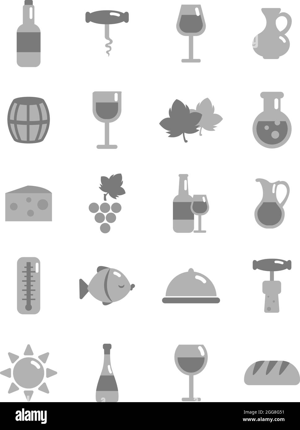 Wine tasting, illustration, vector on a white background Stock Vector ...