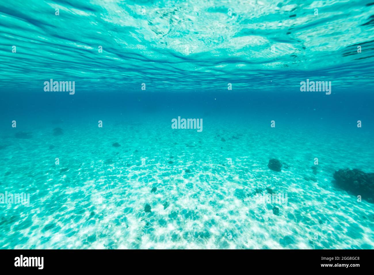 Sun rays shining ocean underwater hi-res stock photography and images ...
