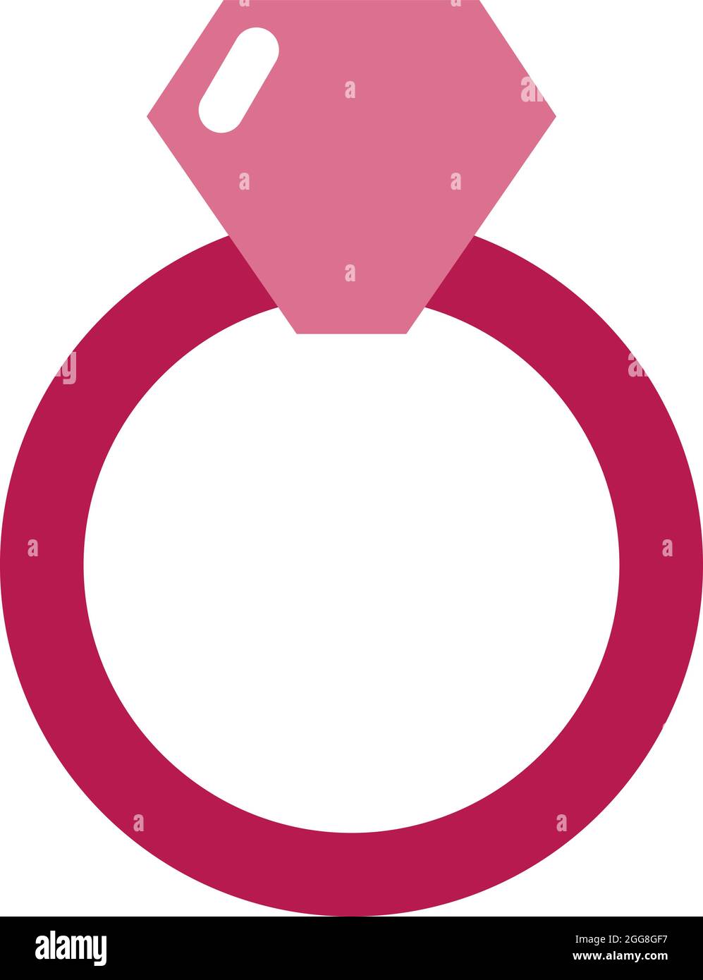 Pink ring vector vectors hi-res stock photography and images - Alamy