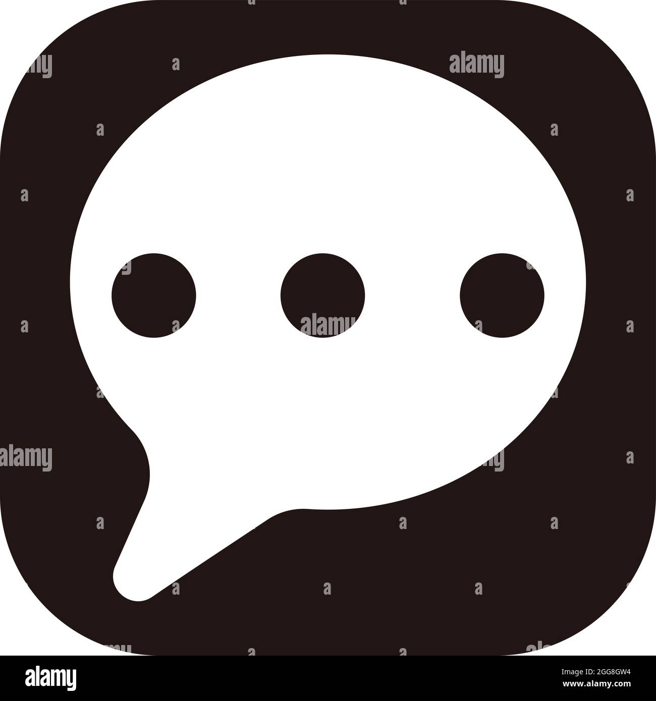Online message, illustration, vector on a white background Stock Vector ...