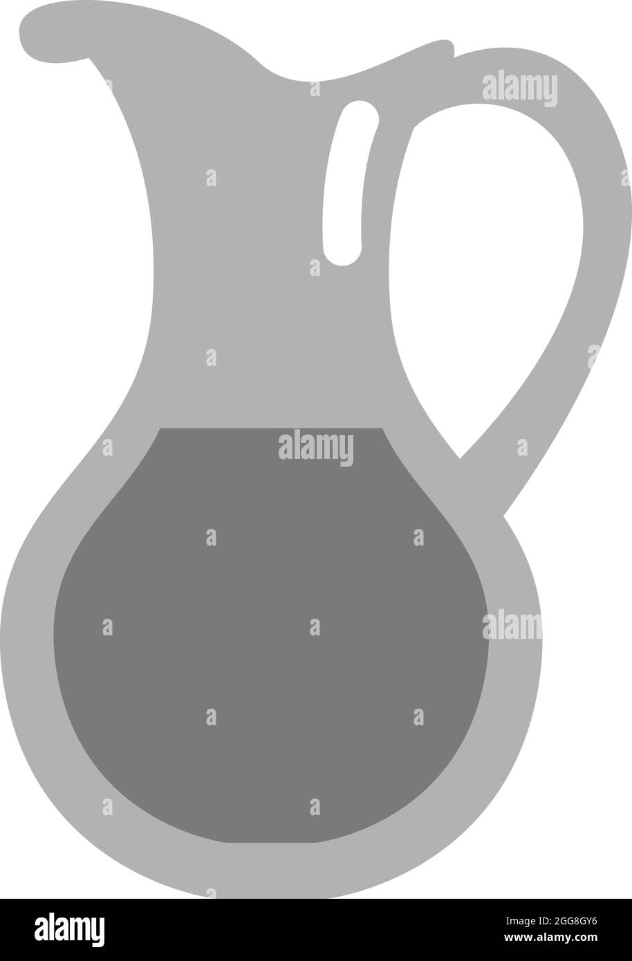 Water jug icon vector Cut Out Stock Images & Pictures - Alamy