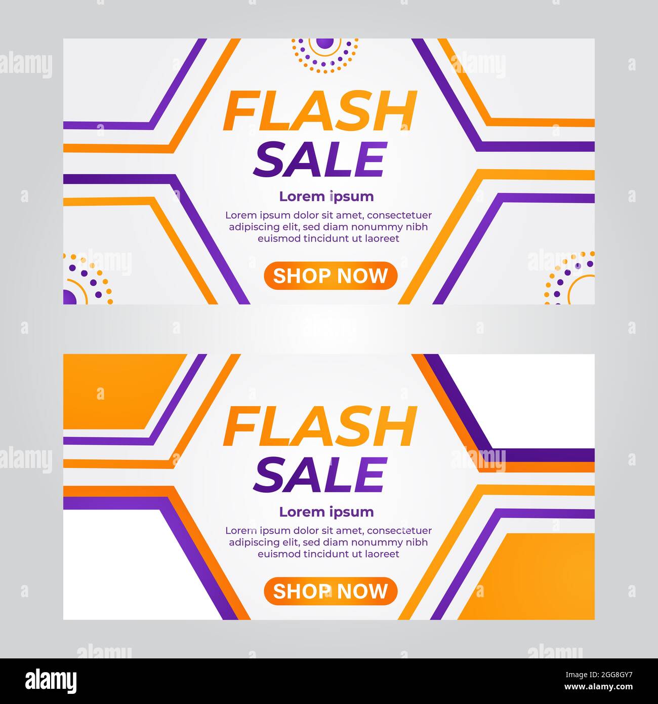sale banner template. promotion banner design template Stock Photo - Alamy