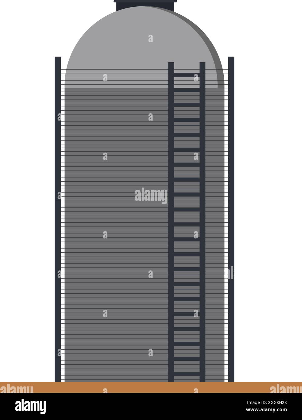 Grey fuel tank Stock Vector Images - Alamy