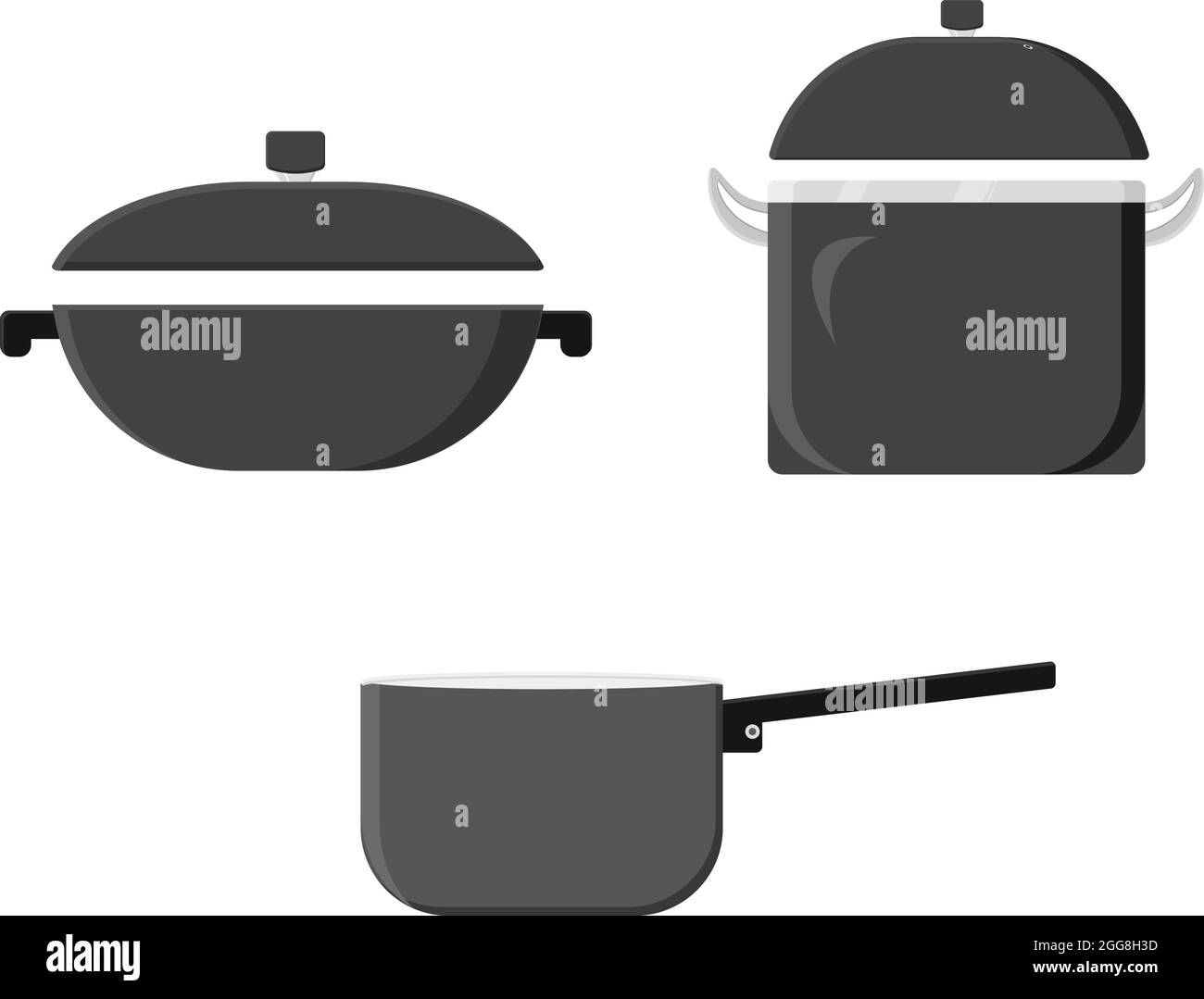 Cookware vector vectors hi-res stock photography and images - Alamy