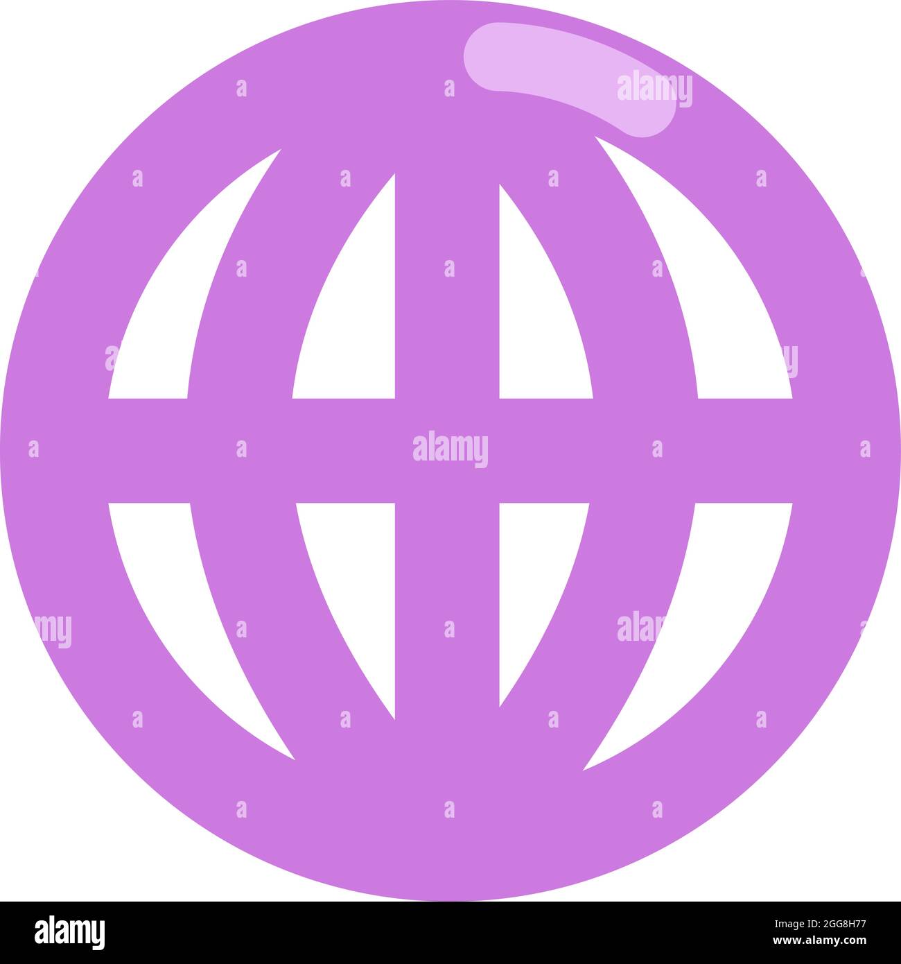 Purple internet, illustration, vector on a white background Stock ...