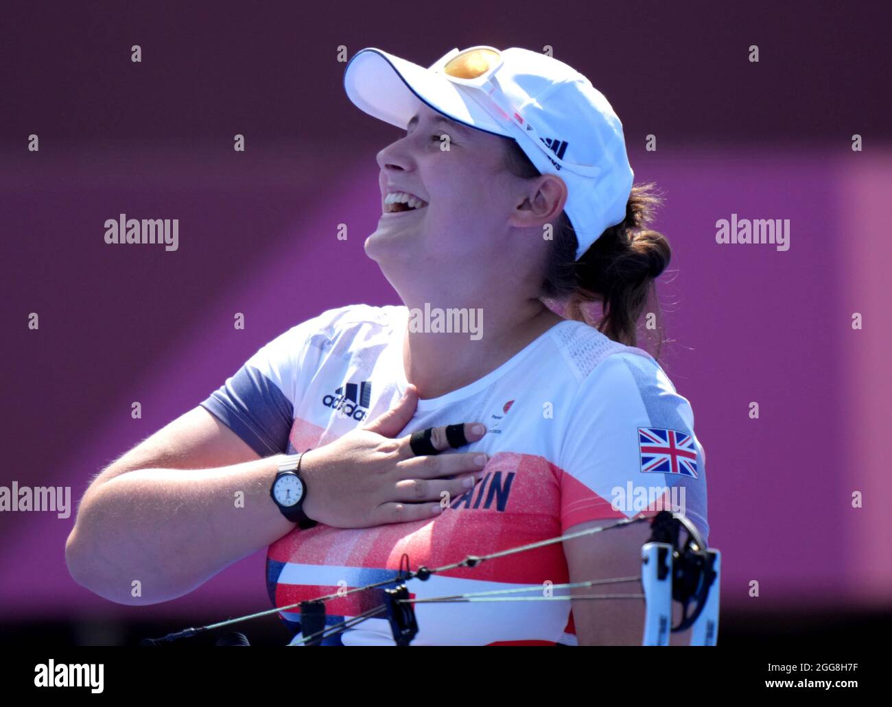 Great Britain's Phoebe Paterson Pine celebrates winning her Women's ...