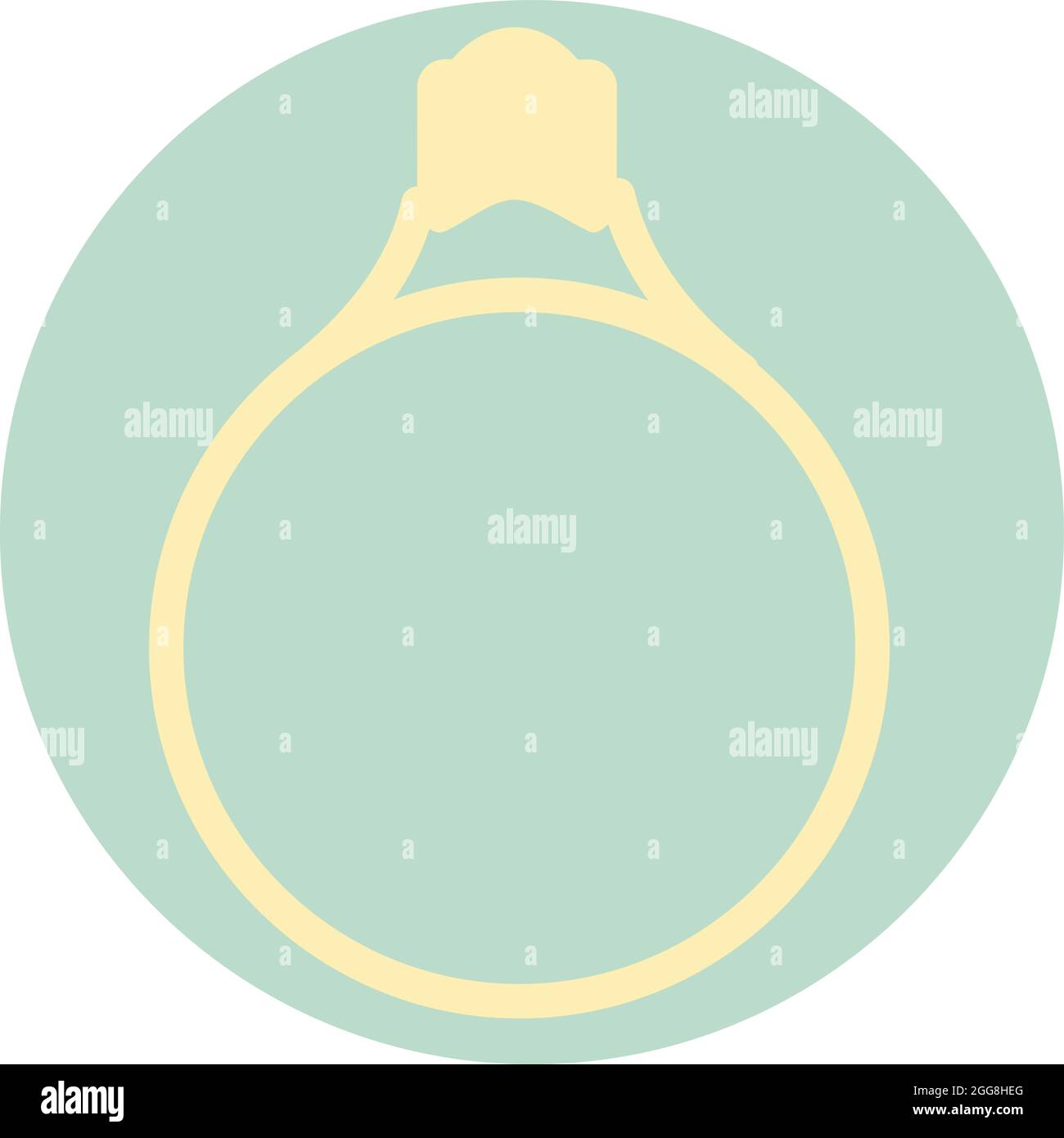 Proposal ring,illustration, vector, on a white background Stock Vector ...